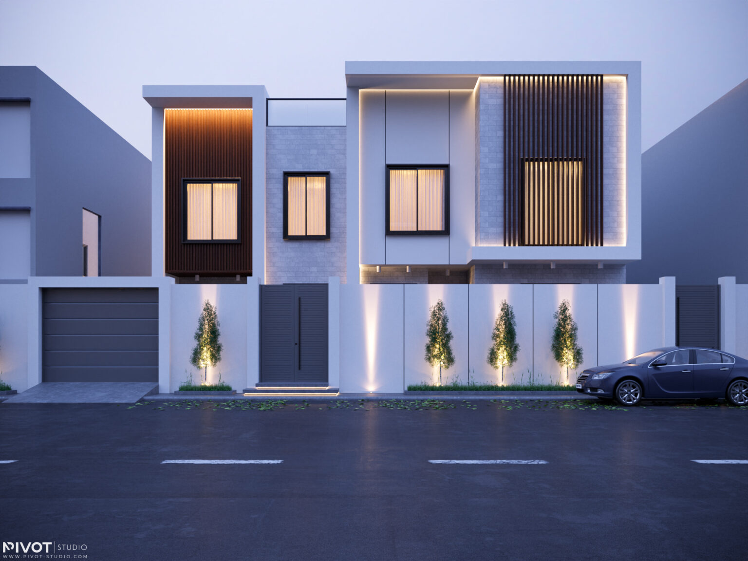 HA Villa – Facade Design – pivot-studio.com